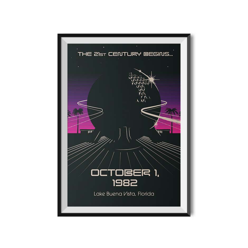 The 21st Century Begins... Poster, Theme Park Attraction Print – Made ...
