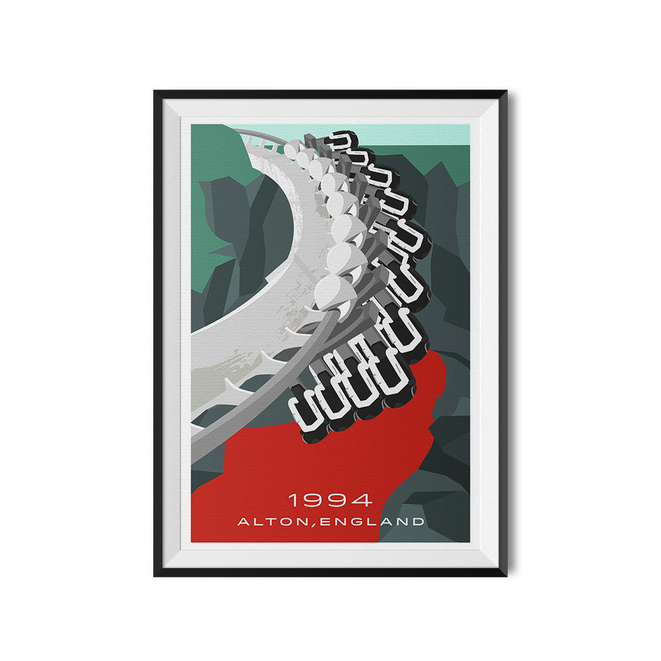 Theme Park and Roller Coaster Travel Poster Series – Made to Thrill®