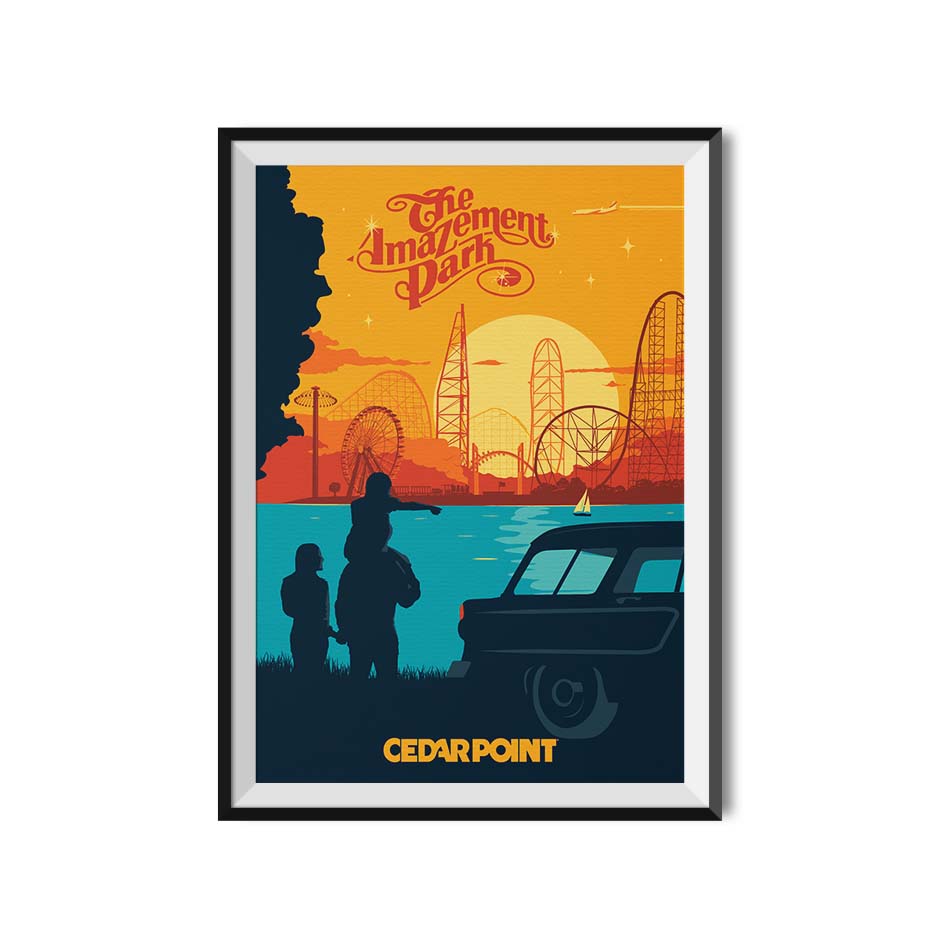 Made to Thrill x Cedar Point - Amazement Park Poster – Made to Thrill®