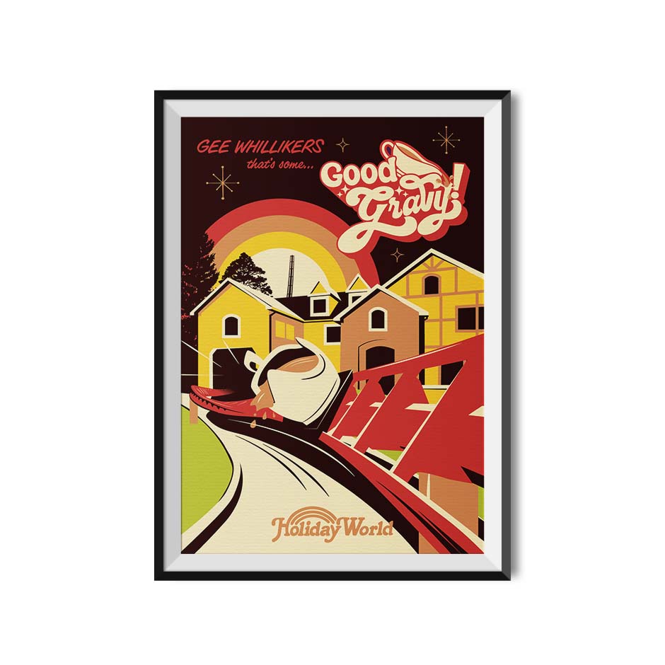 Made to Thrill x Holiday World - Good Gravy! Poster – Made to Thrill®