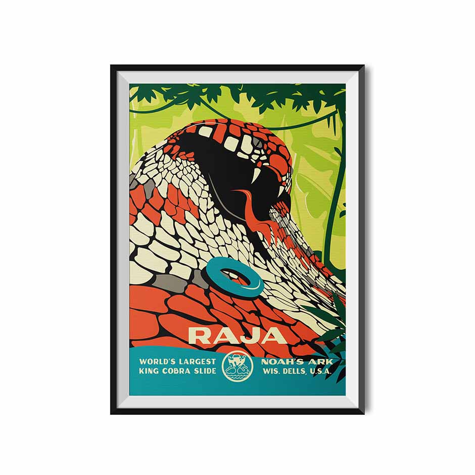 Made to Thrill x Noah's Ark Waterpark - Raja Poster – Made to Thrill®