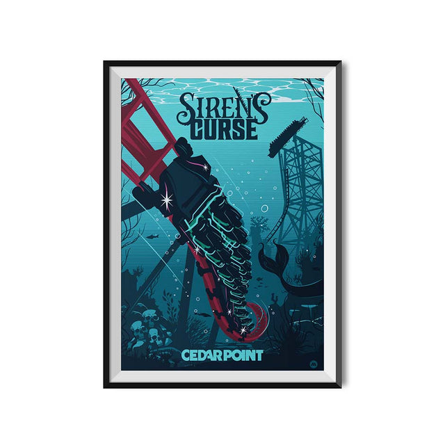 Made to Thrill x Cedar Point - Siren's Curse Poster – Made to Thrill®