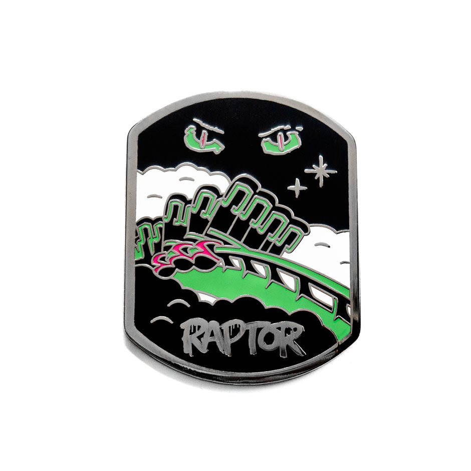 Made to Thrill x Cedar Point - Raptor Roller Coaster Pin – Made to Thrill®