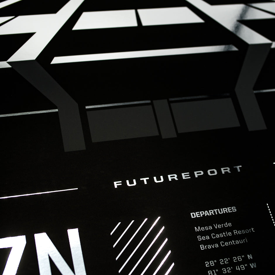 HZN Futureport, Theme Park Inspired Poster Print – Made to Thrill®