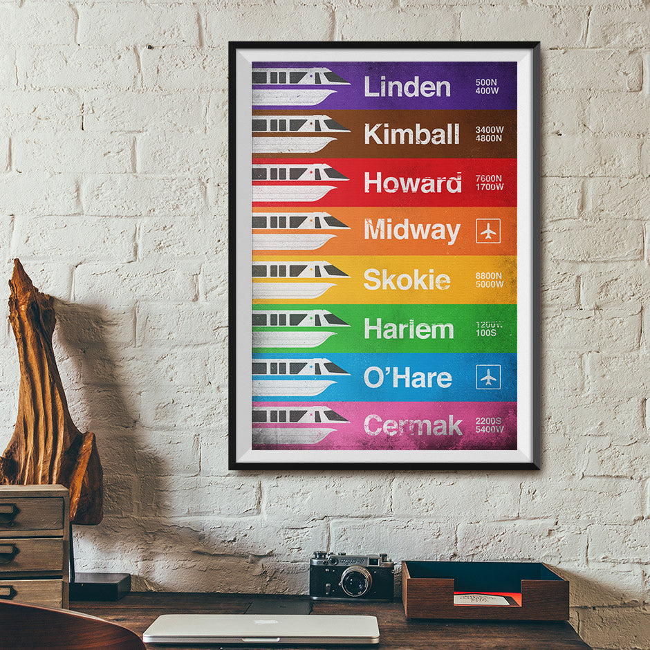Chicago Monorail Transit System Poster – Made to Thrill®